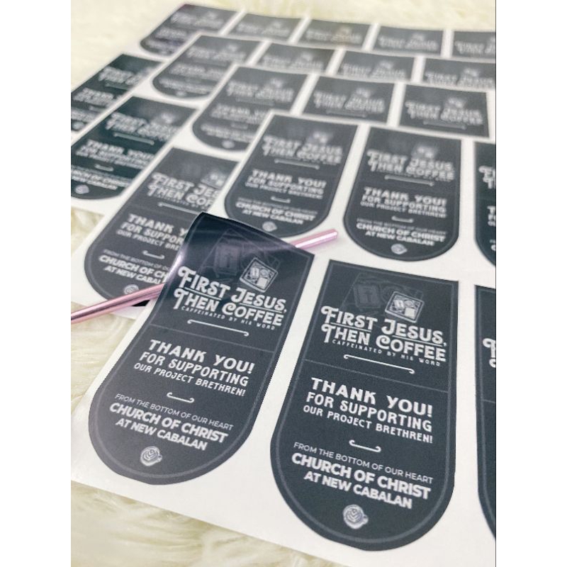 (100 pcs) Customised/Personalised Product Sticker Label | Shopee ...
