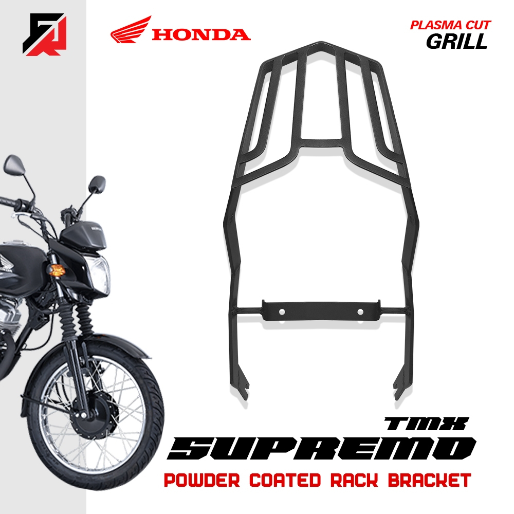 HONDA TMX SUPREMO 150 / TOPBOX BRACKET / BLACK POWDER COATED / HEAVY ...