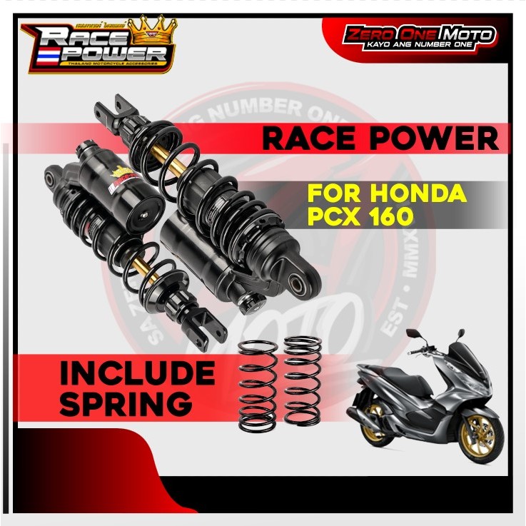 Z1 Moto Race Power Rear Suspension Dual Shocks 365MM Fit For | PCX 150/ ...