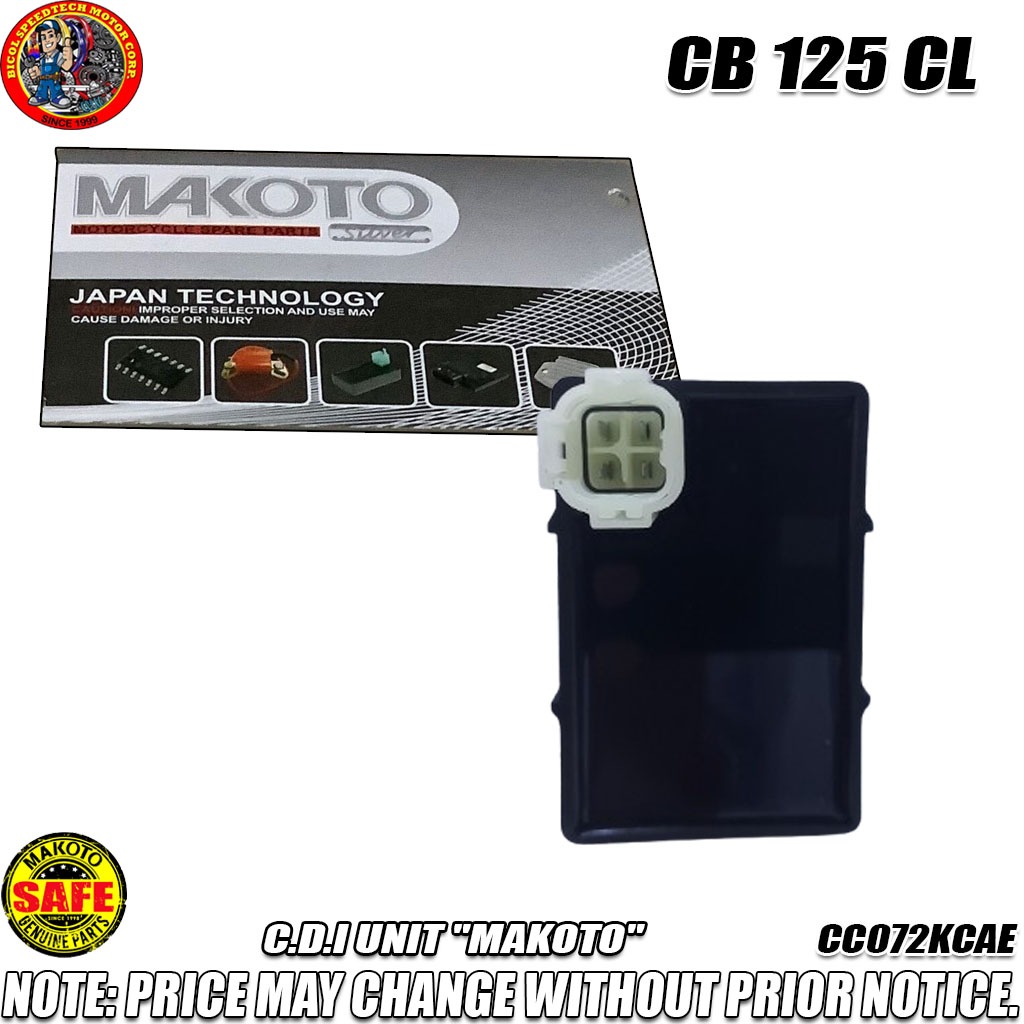 CB 125 CL CDI UNIT MAKOTO (CC072KCAE) | Shopee Philippines
