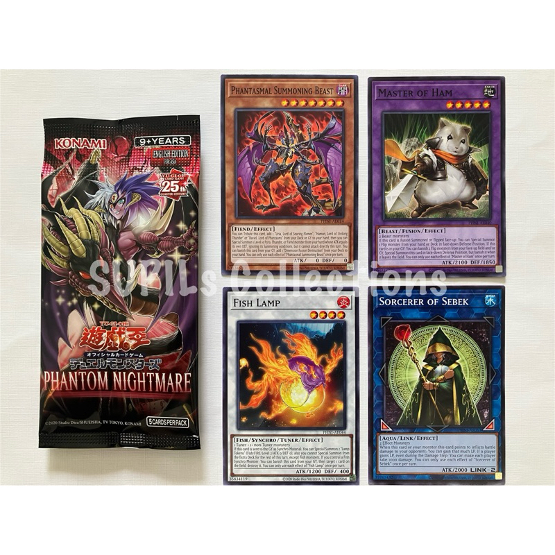 YuGiOh! OCG AE Phantom Nightmare PHNI (N) (Monsters) | Shopee Philippines