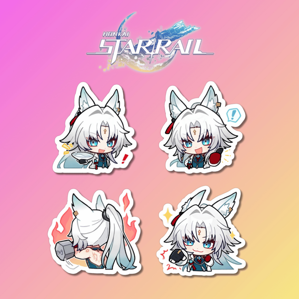 Honkai: Star Rail Feixiao Emoji Sticker Set (4pcs) | Shopee Philippines