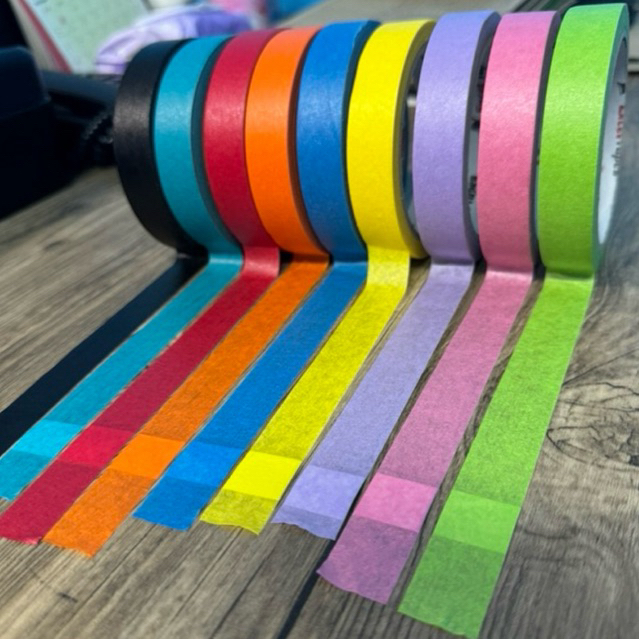 Colored Masking Tape 18mm Sold per piece | Shopee Philippines