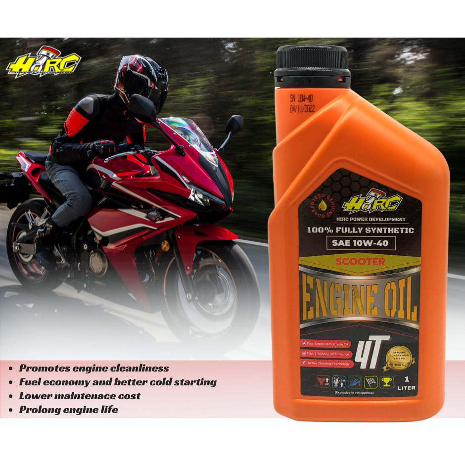 MOTORCUCLE J2 RACING HIRC FULLY SYNTHETIC ENGINE OIL 1 LITER, 800MLM ...
