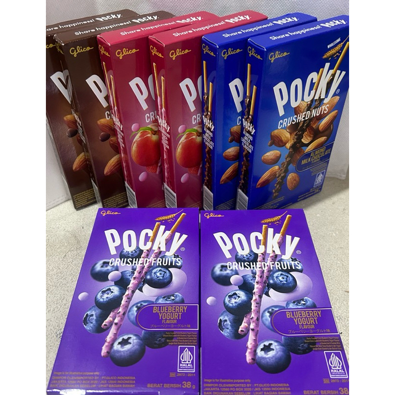 Pocky Crushed Nuts and Fruits 38g | Shopee Philippines