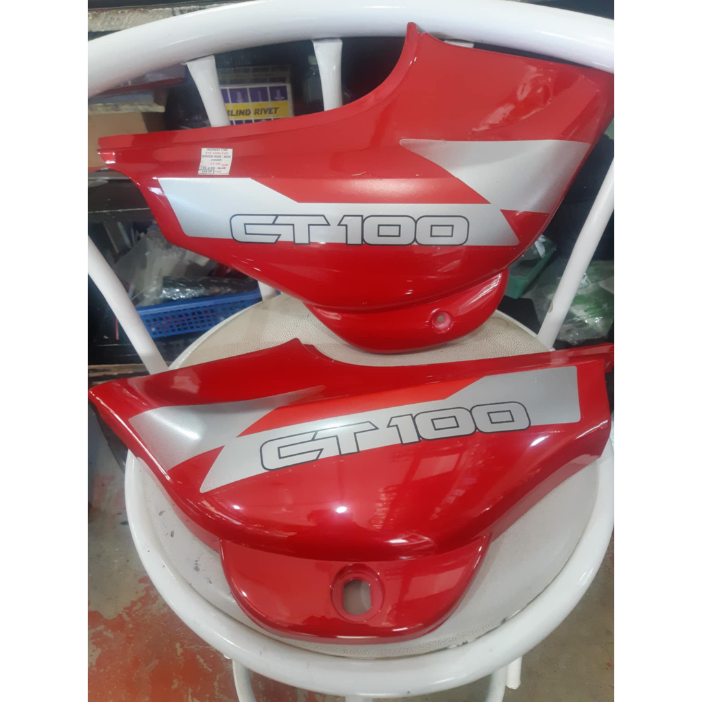 Side Body Cover For Kawasaki Bajaj CT100 (RED) | Shopee Philippines