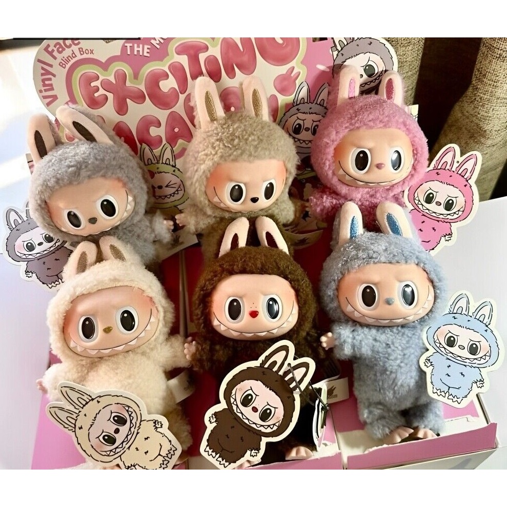 Labubu V1 V2 Premium Copy The Monsters Tasty Macarons Have a Seat Vinyl ...