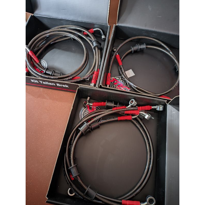 TRC BRAIDED BRAKE HOSE FOR ABS (nmaxv1/v2 aerox pcx160/150 adv150/160 ...