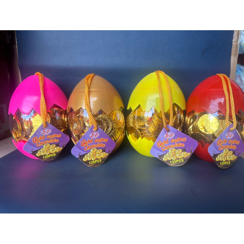 1x Yummy Gold Coins Tub OR Egg Forms Random | Shopee Philippines