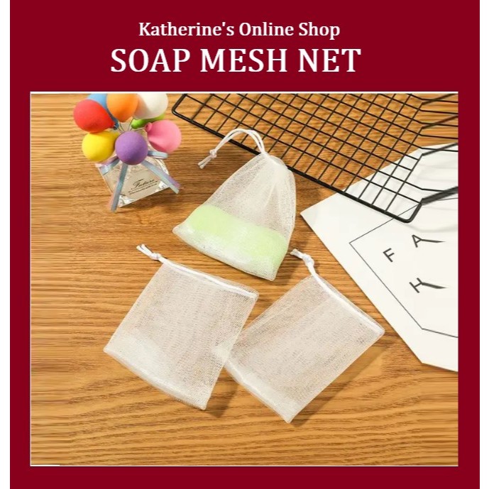 BUY 1 TAKE 2PCS Soap Mesh Foaming Net Bubble Mesh Bag Skin Clean Tool ...