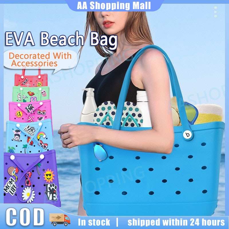 EVA Beach Bag Travel Bag Durable Tote Bag Large Capacity Sandproof ...