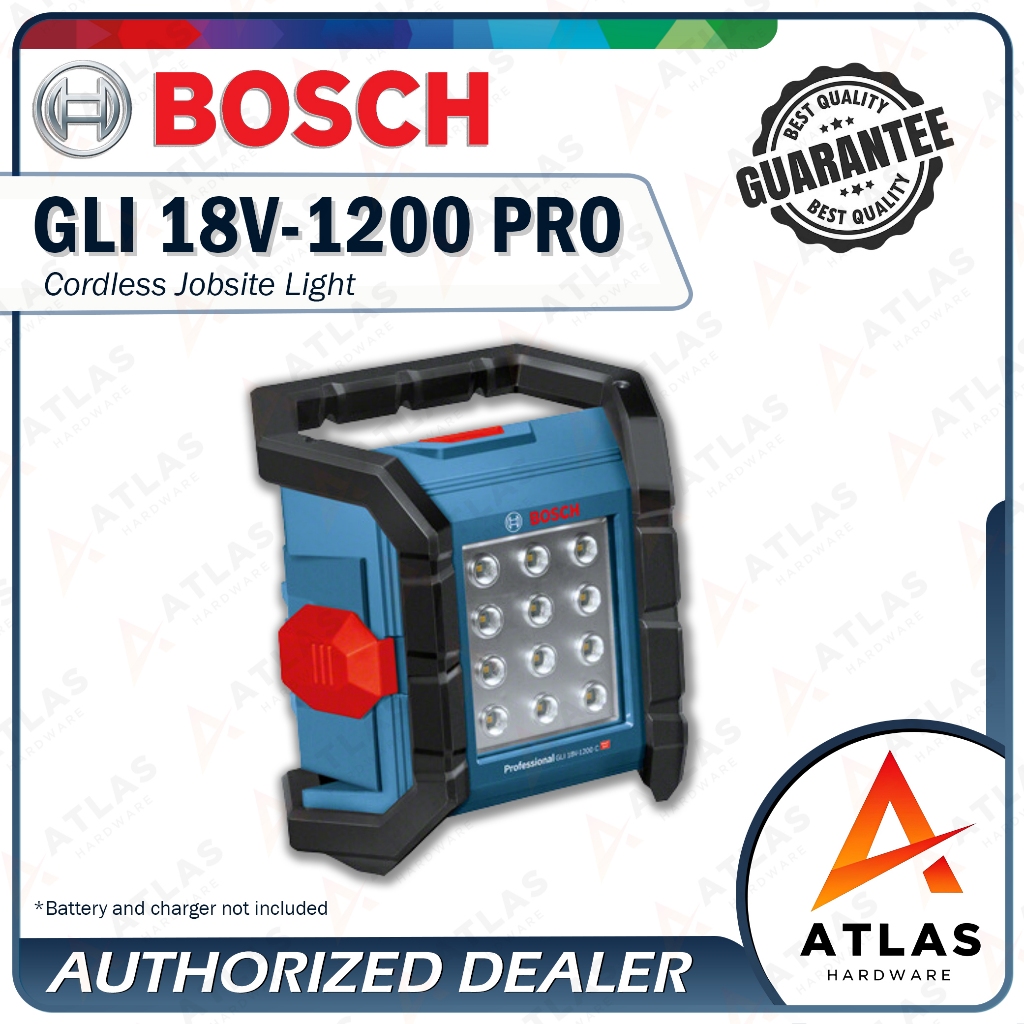 Bosch GLI 18V-1200 PRO Cordless Jobsite Light | Shopee Philippines