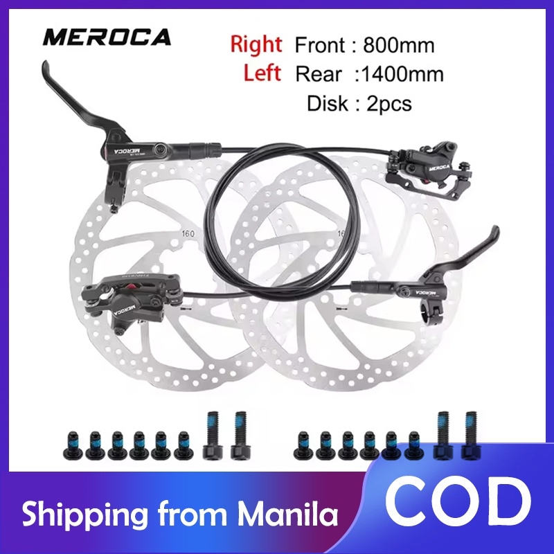 MEROCA Hydraulic Brakes Bicycle Set Disc Brakes For Mountain Bike ...
