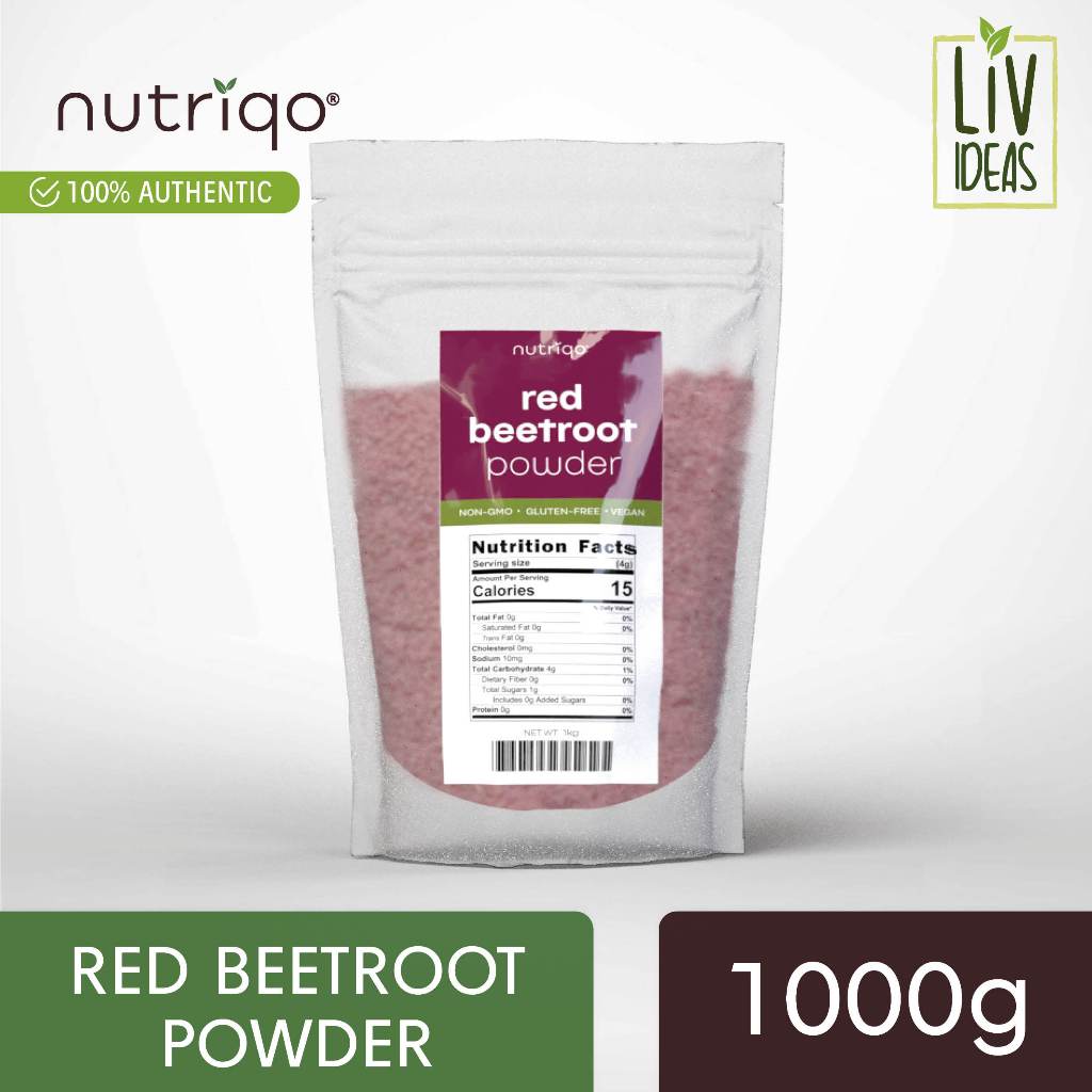 Nutriqo Red Beetroot Powder 1kg / 1000g | Shopee Philippines