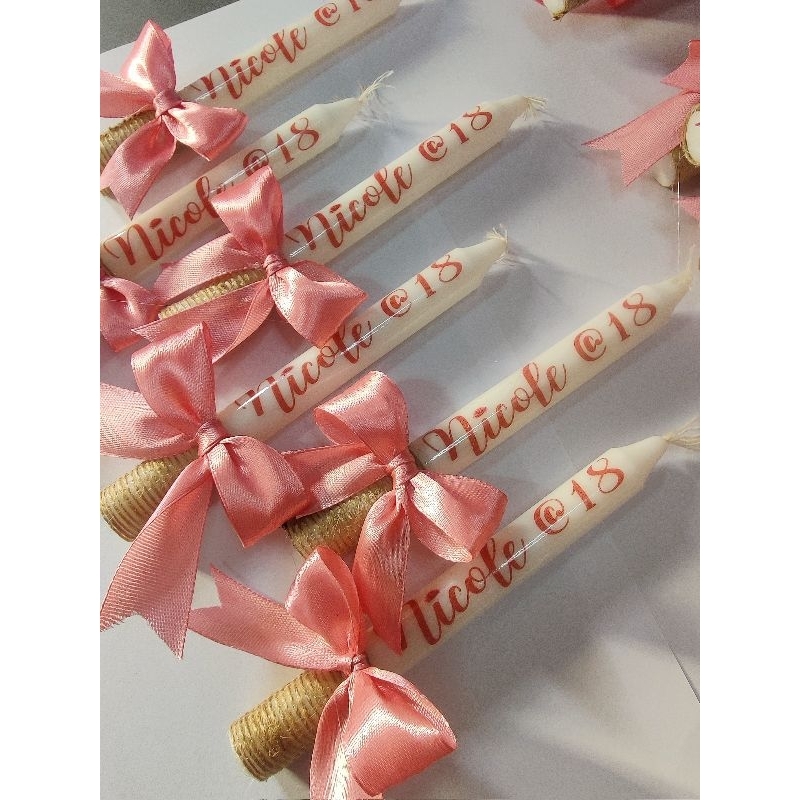 Customized Candle for 18th Birthday Debut | Shopee Philippines