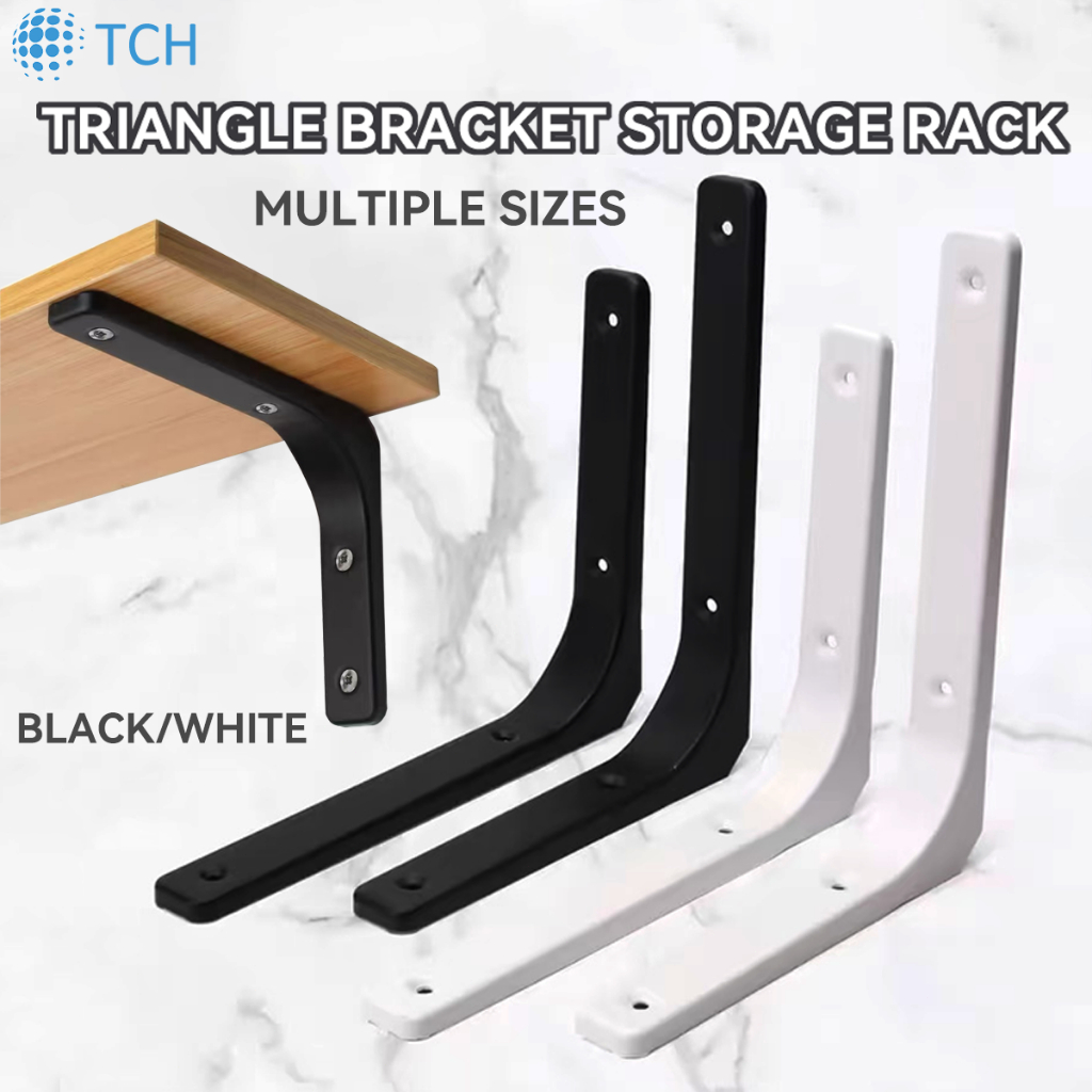 Various sizes Shelf Bracket Wall L-shaped Fixed Bracket Shelf Support 6 ...
