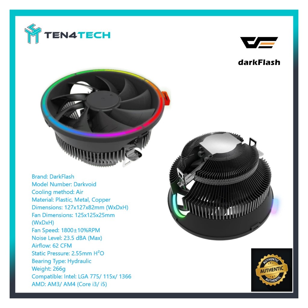 Darkflash Dark Void Cooler | Shopee Philippines