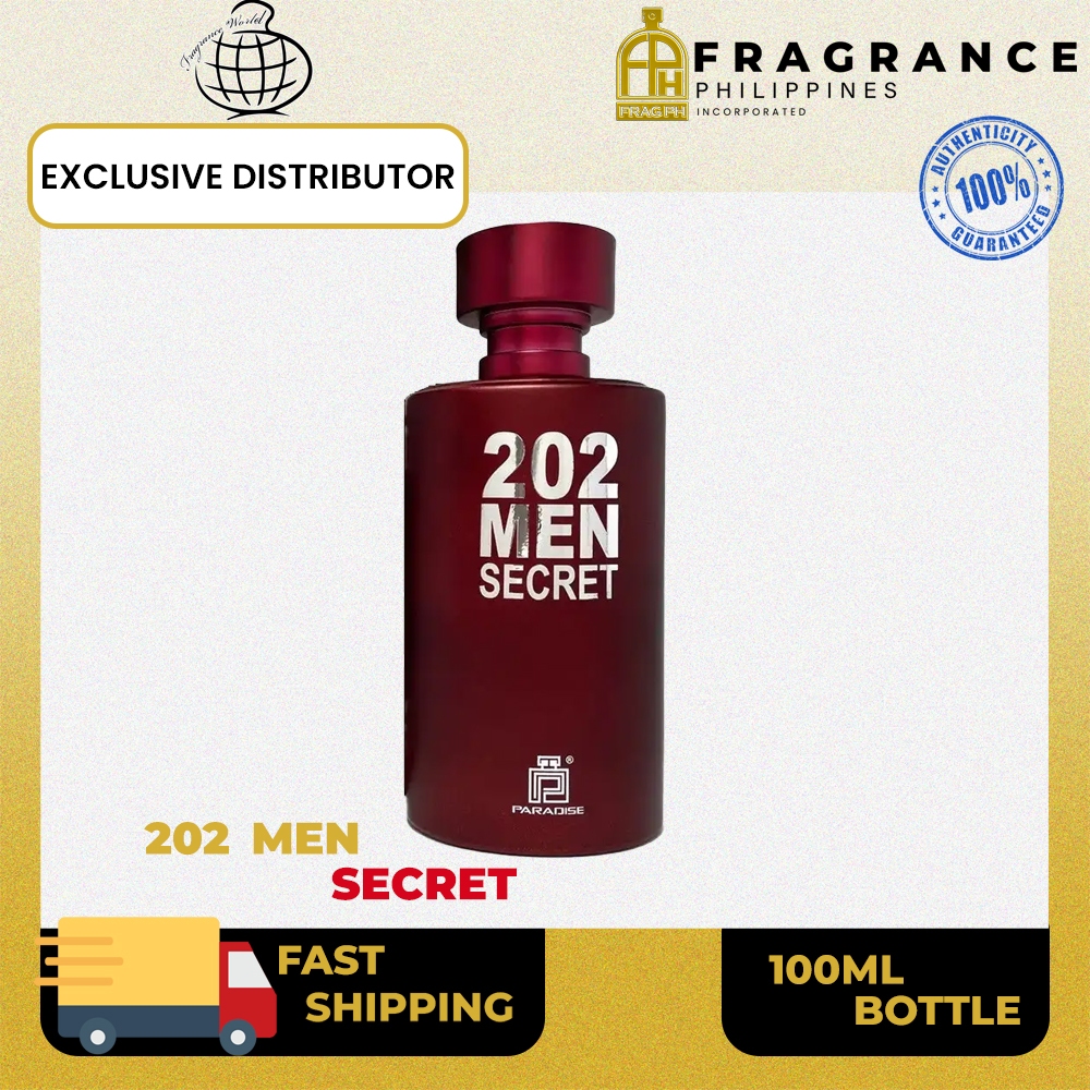 202 Men Secret edp 100ml by Fragrance Philippines Inc. | Shopee Philippines