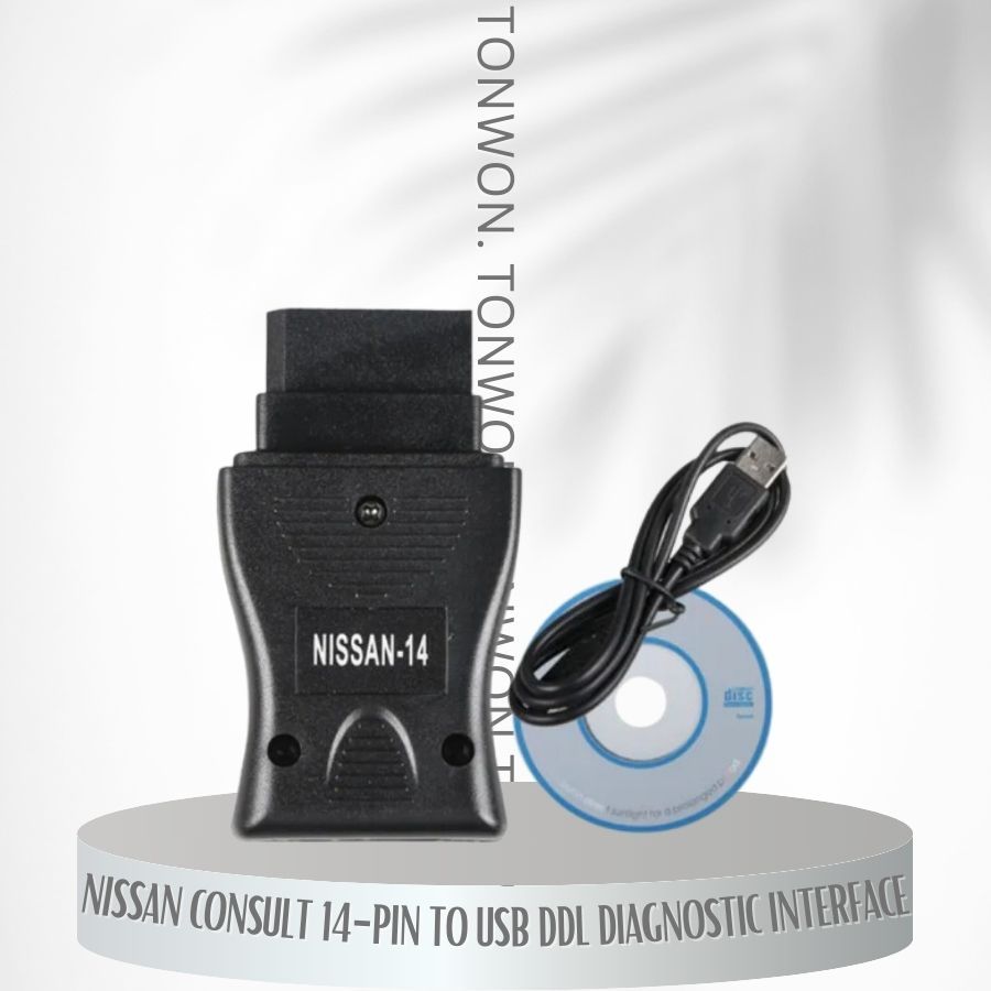 Nissan Consult OBD1 14-Pin to USB Diagnostic Interface for Nissan 1989 ...