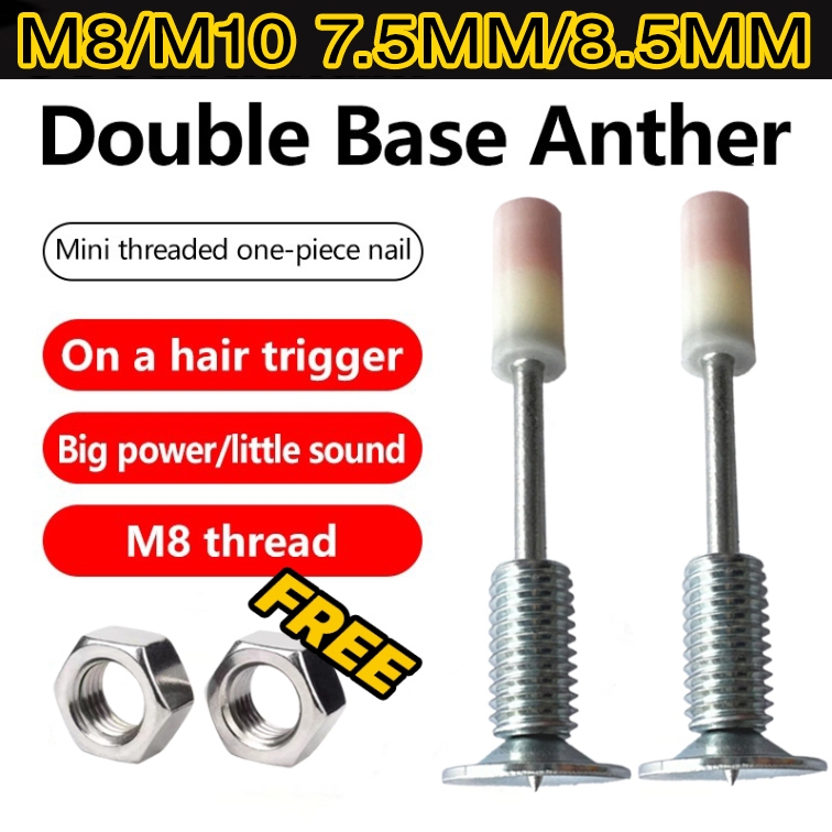 Threaded Nails Threaded Integrated M8 Can Tighten Nuts Gun Nail Nut ...