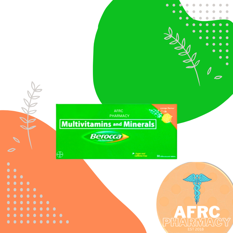 Berocca 30 Multivitamins and Minerals Effervescent Tablets | Shopee ...