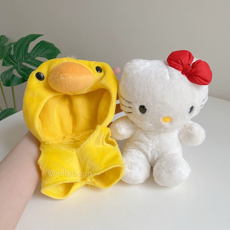 Authentic/Official Vintage Sanrio Hello Kitty Plush with Duck Costume ...