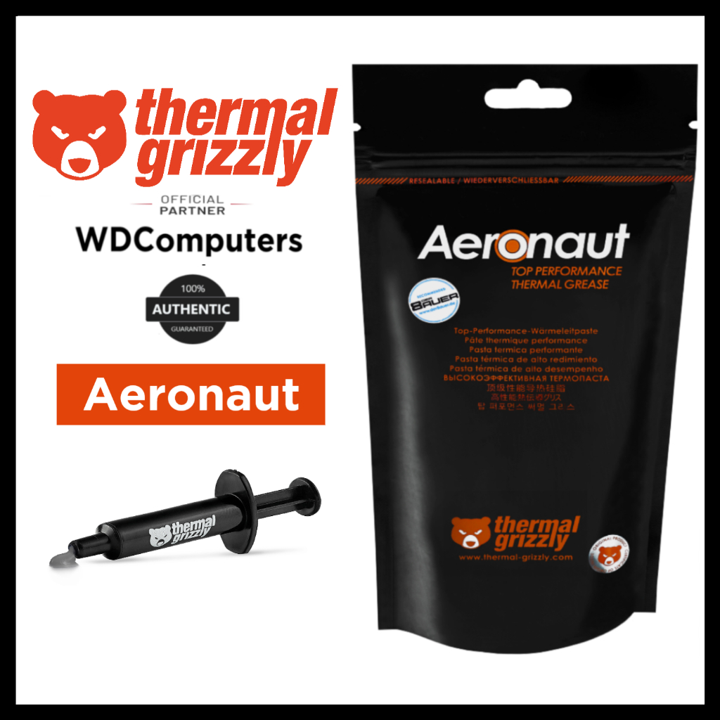 Thermal Grizzly Aeronaut 1 Gram High Performance Thermal Paste Ideal ...