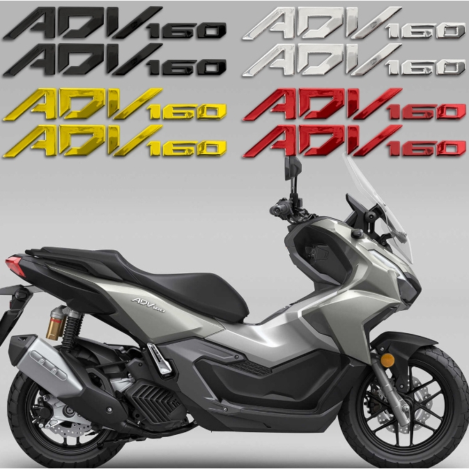 Honda ADV 160 Emblem Logo 3D PVC Label For Motorcycle Decorative Side ...