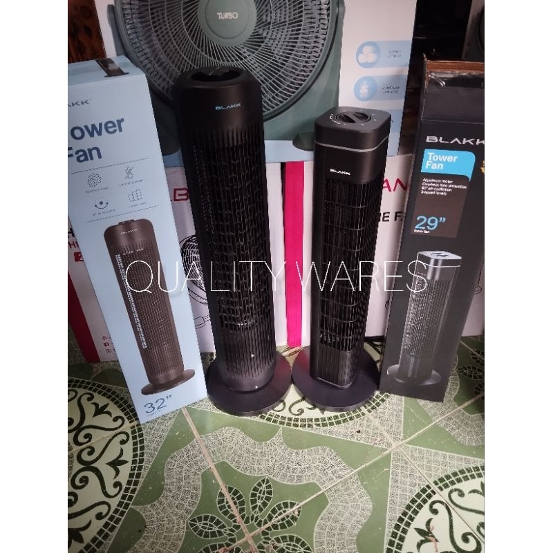 29-inch 32 inch Tower Fan Blakk KSTF-29GBK | Shopee Philippines
