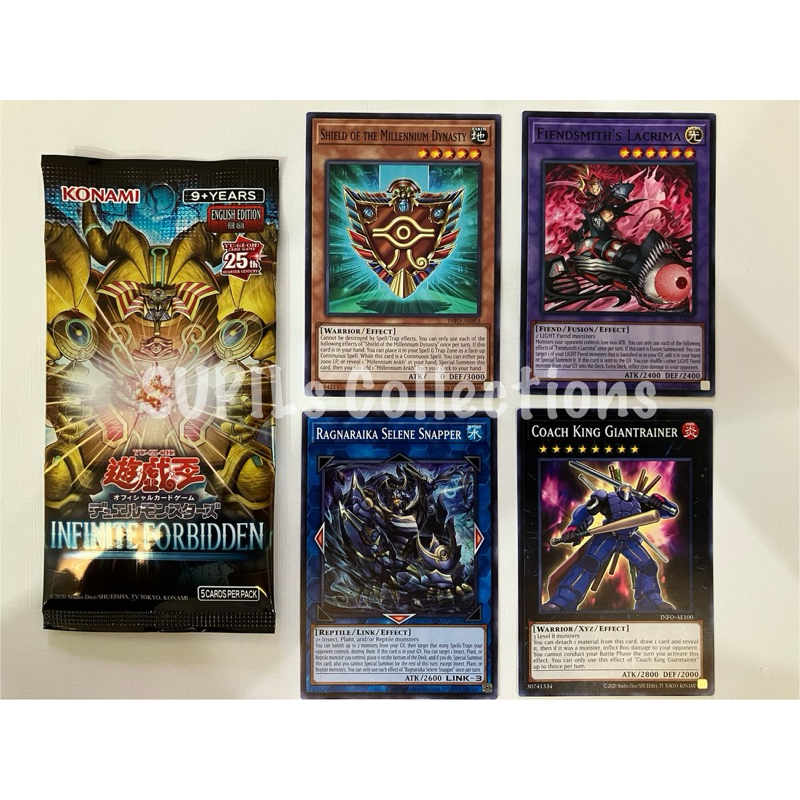 YuGiOh! OCG AE Infinite Forbidden INFO (N) (Monsters) | Shopee Philippines