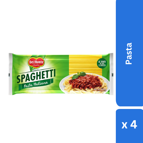 Del Monte Spaghetti Pasta Italiana 900g , Bundle of 4 | Shopee Philippines