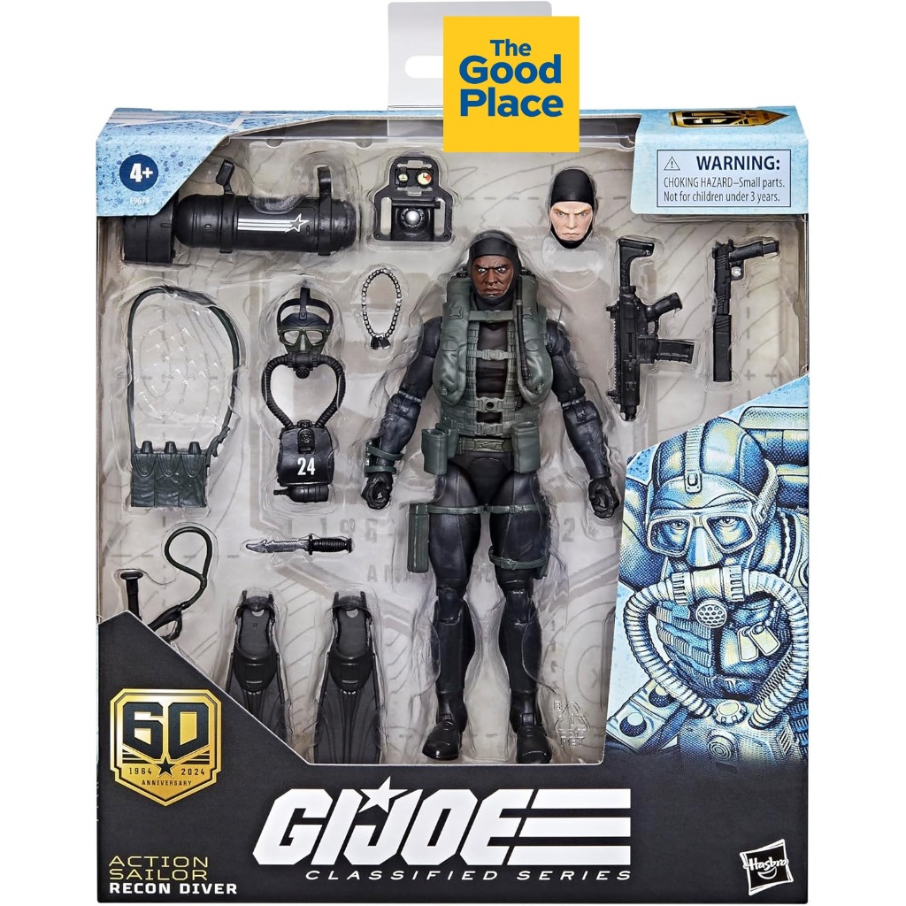 HASBRO G.I. Joe Classified Series 60th Anniversary Action Sailor Recon ...