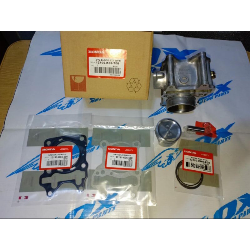 honda click150 fi cylinder block kit set (standard(indonesia made ...