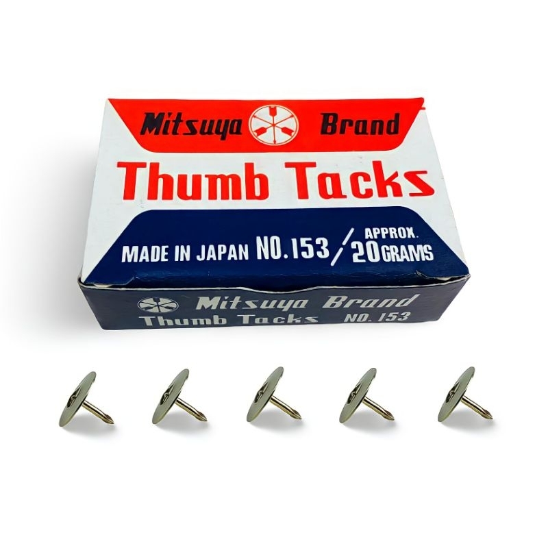 Gold Thumbtacks 20grams per box Smooth Flat Heads - Wall Wood Board ...