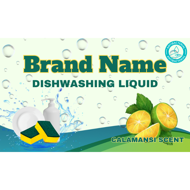 21 pcs Dishwashing Label Sticker with your own Brand Name | Shopee ...