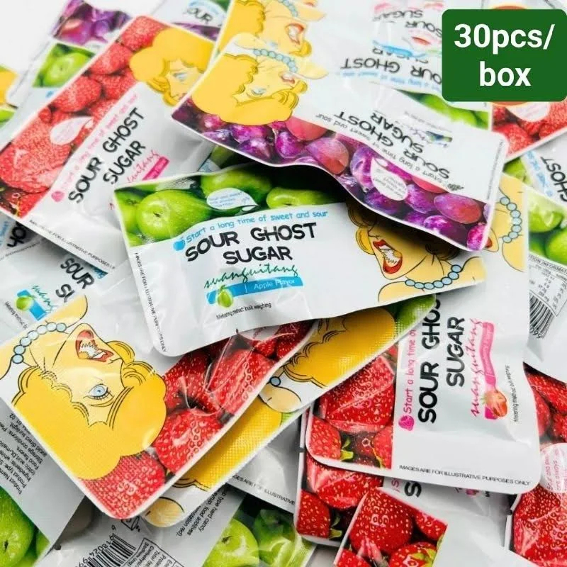 Sour Ghost sugar Candy 30PCS SUGAR_CRASH | Shopee Philippines