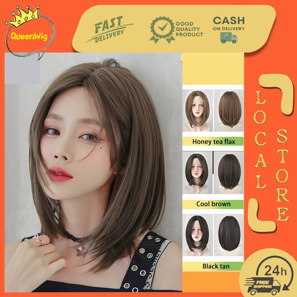 30 cm Korean wig female short hair BOBO head cute comic bangs fashion ...