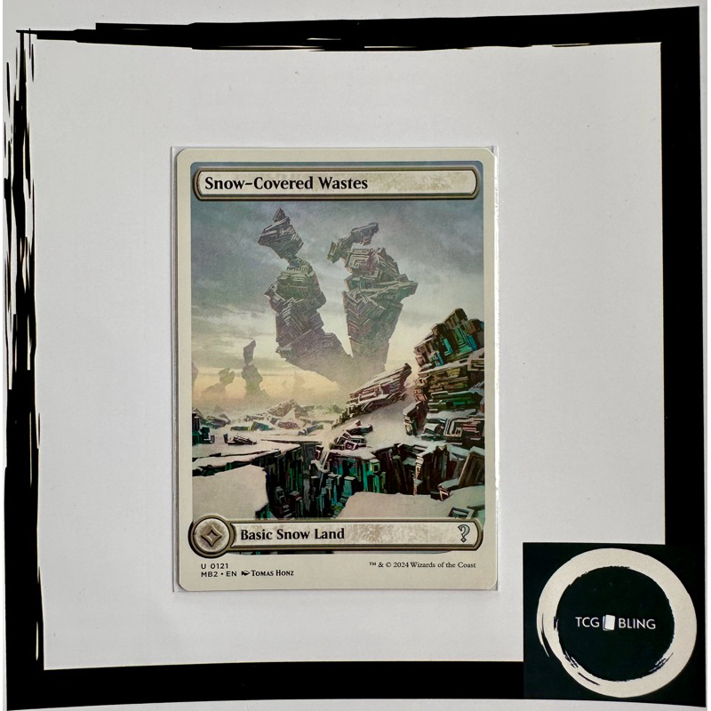 Snow-Covered Wastes MTG - Mystery Booster 2 (White Border) | Shopee ...
