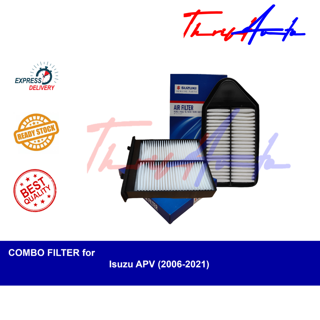 COMBO Filters (Aircon & Air) for Suzuki APV (2006 - 2021) | Shopee ...