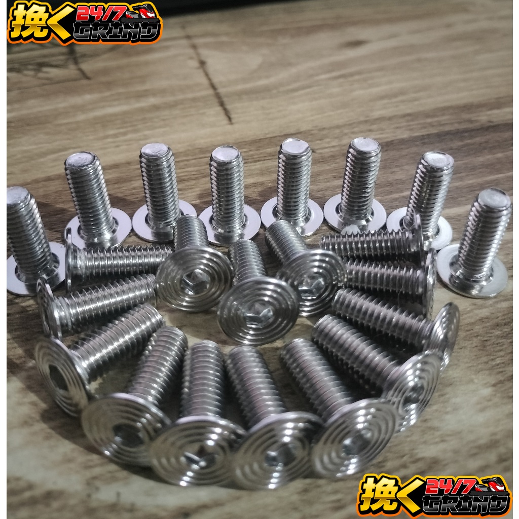 CNC DISC BOLTS 8x20 SC SIAM Universal SOLD PER PC | Shopee Philippines