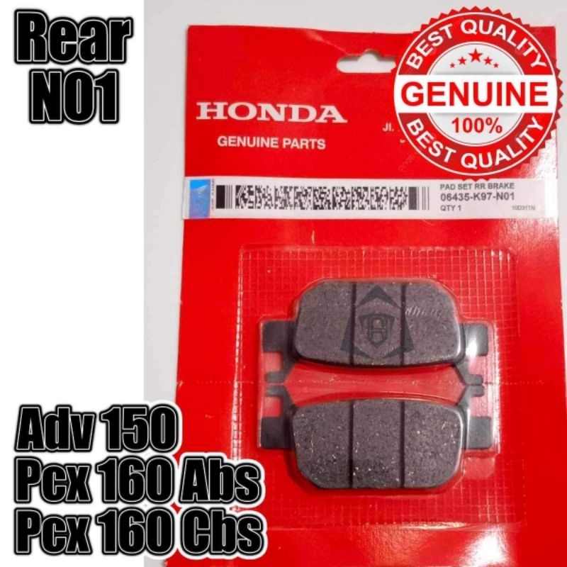 Brake pad For Adv 150/pcx 160 Abs/Pcx 160 Cbs Genuine parts | Shopee ...