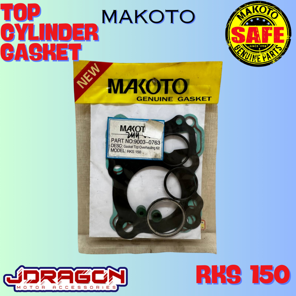 MAKOTO TOP OVERHAULING GASKET (RKS150) | Shopee Philippines