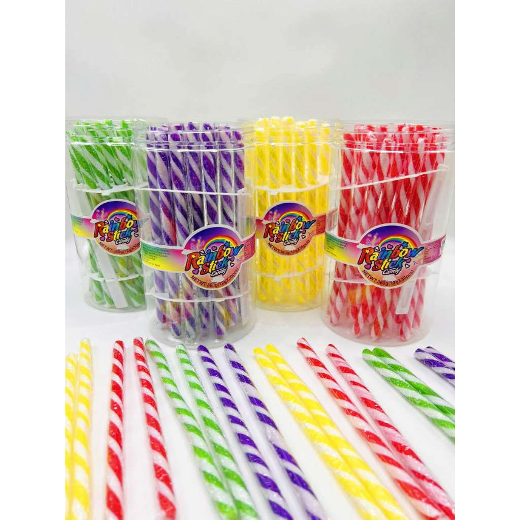 30PCS Rainbow Stick Candy SUGAR CRASH | Shopee Philippines
