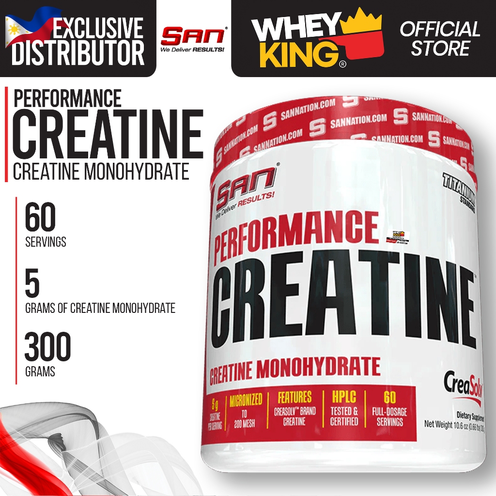 San Nutrition Performance Creatine Monohydrate 300g | Shopee Philippines