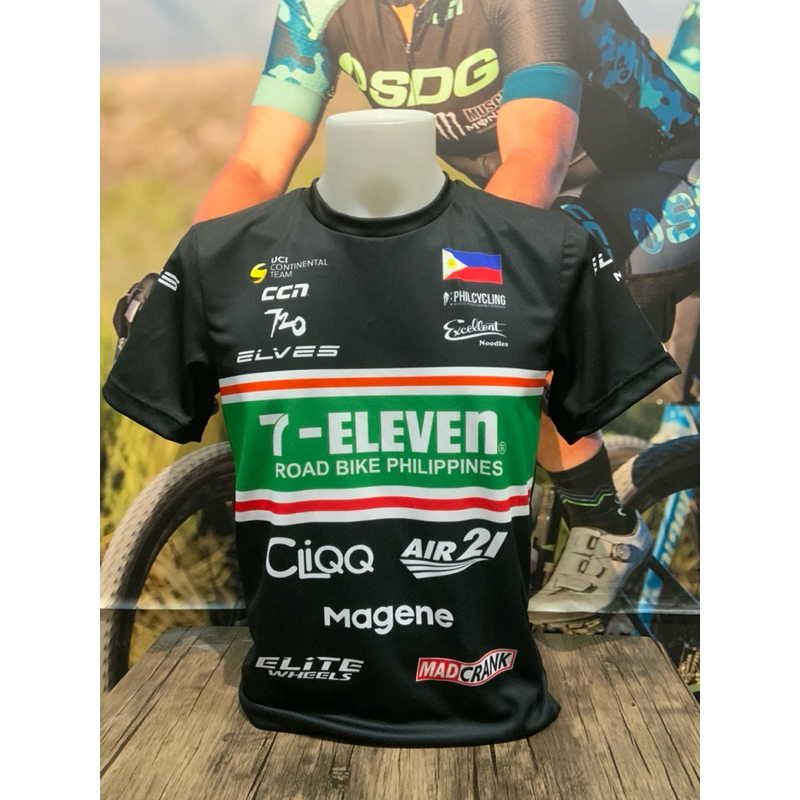 7/11 Cycling Team Edition T-Shirt - Black | Shopee Philippines