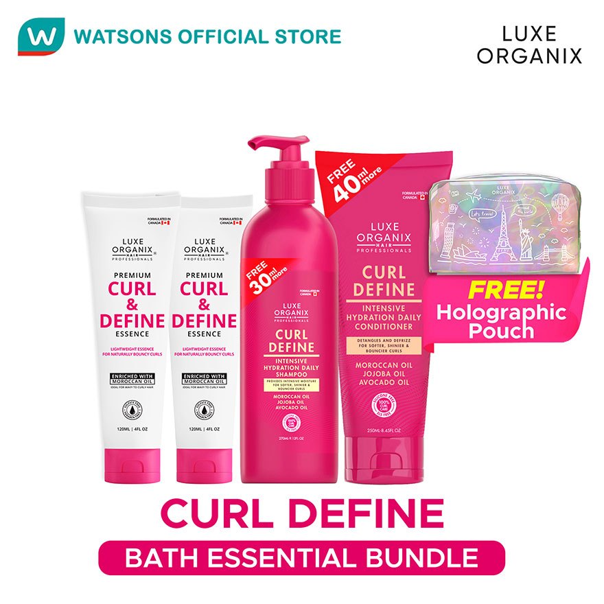 LUXE ORGANIX Curl Define Hair Care Bundle | Shopee Philippines