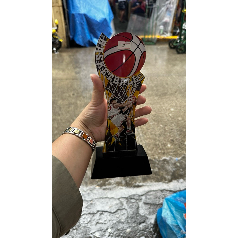 BASKETBALL ACRYLIC TROPHIES WITH WOODBASE | Shopee Philippines