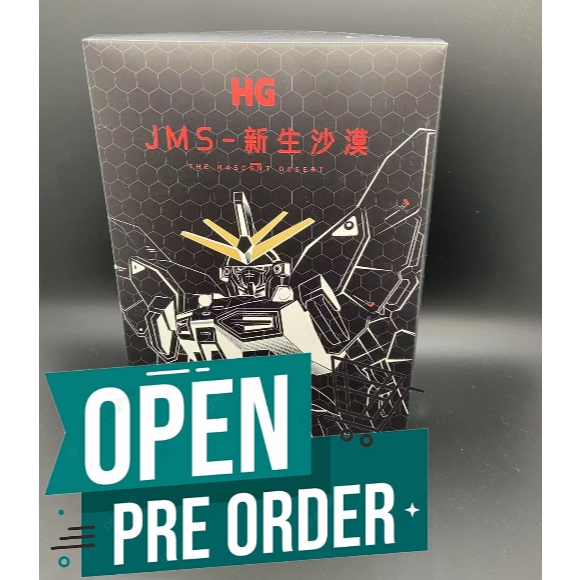 OPEN PRE-ORDER NOW MOBILE SUIT 1/144 SIZE JMS THE NASCENT DESERT ...