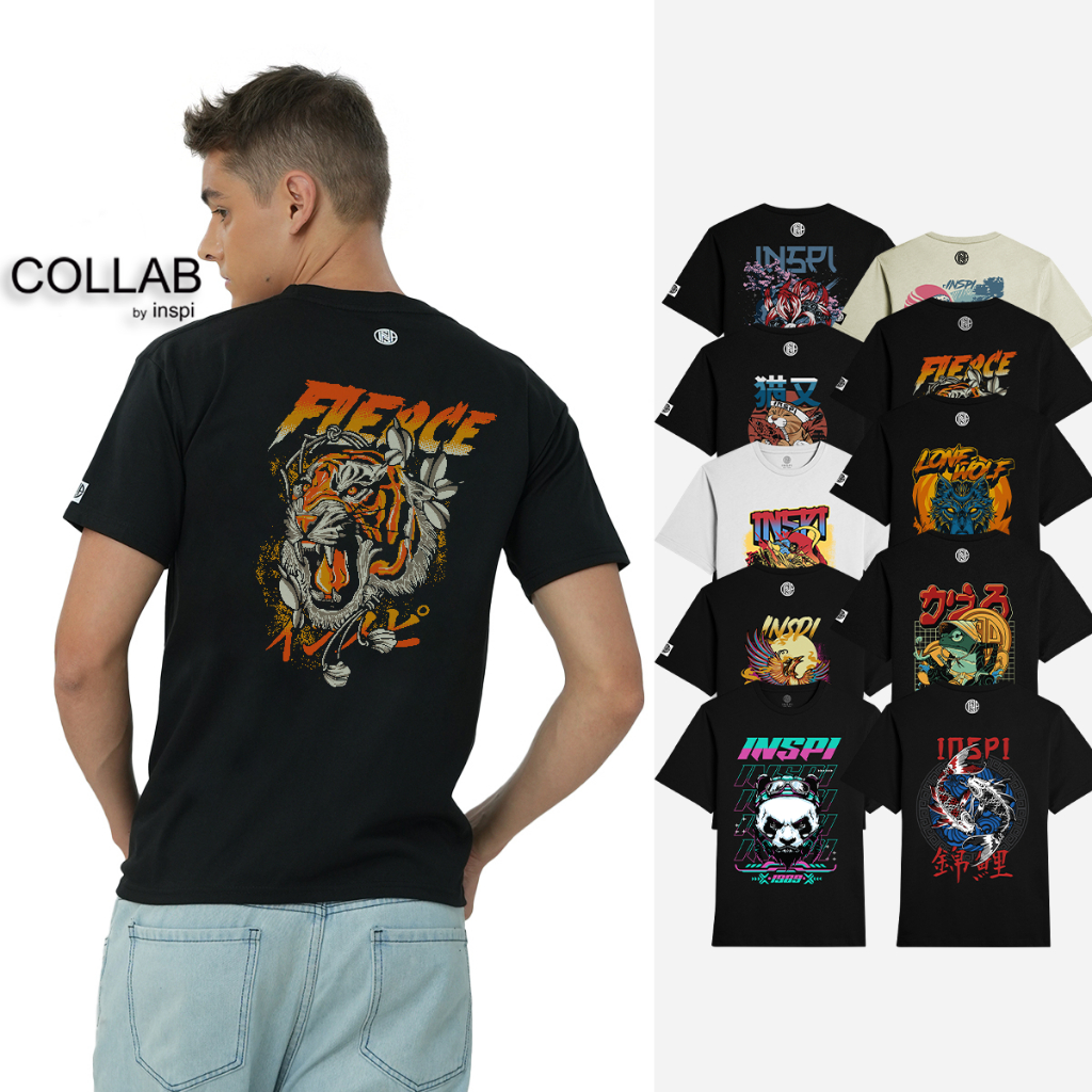 COLLAB by Inspi Tees Spirit Animal Tshirt for Men & Women Graphic Print ...