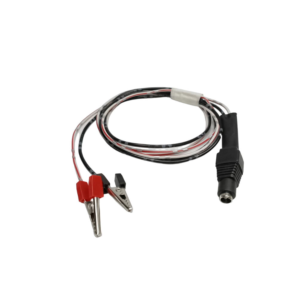 ALLIGATOR CLIP to DC FEMALE 5.5x2.1mm 1-meter, BEST FOR ELECTRICAL TEST ...